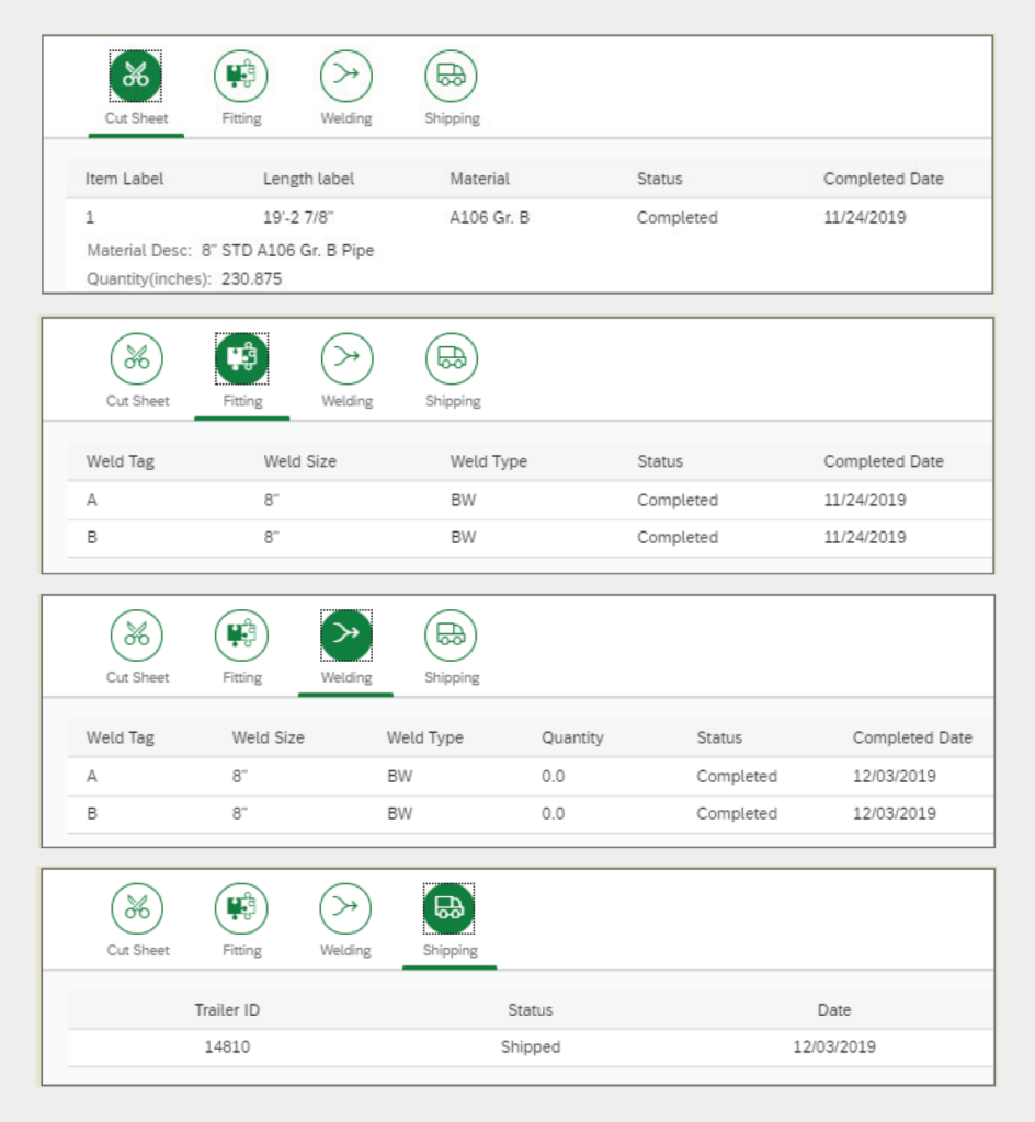 Ultimate Visibility for Pipe Fabrication Customers - Enerfab